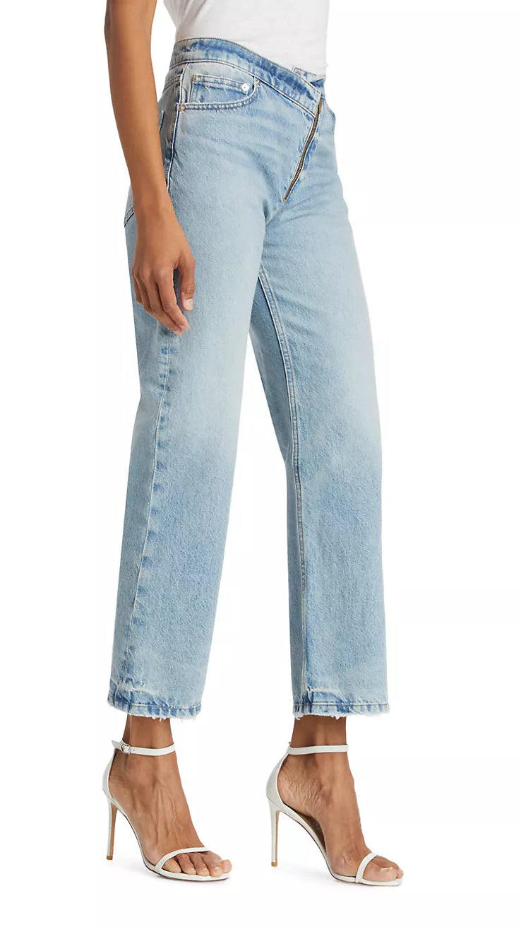 Frame Denim Le Jane Crop Angled Zipper Jean in Rhode – Suite 201